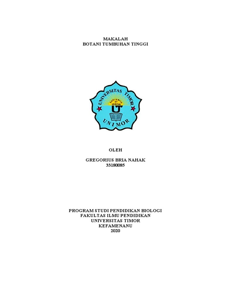 Jenis-Jenis Subkelas Alismatidae | PDF