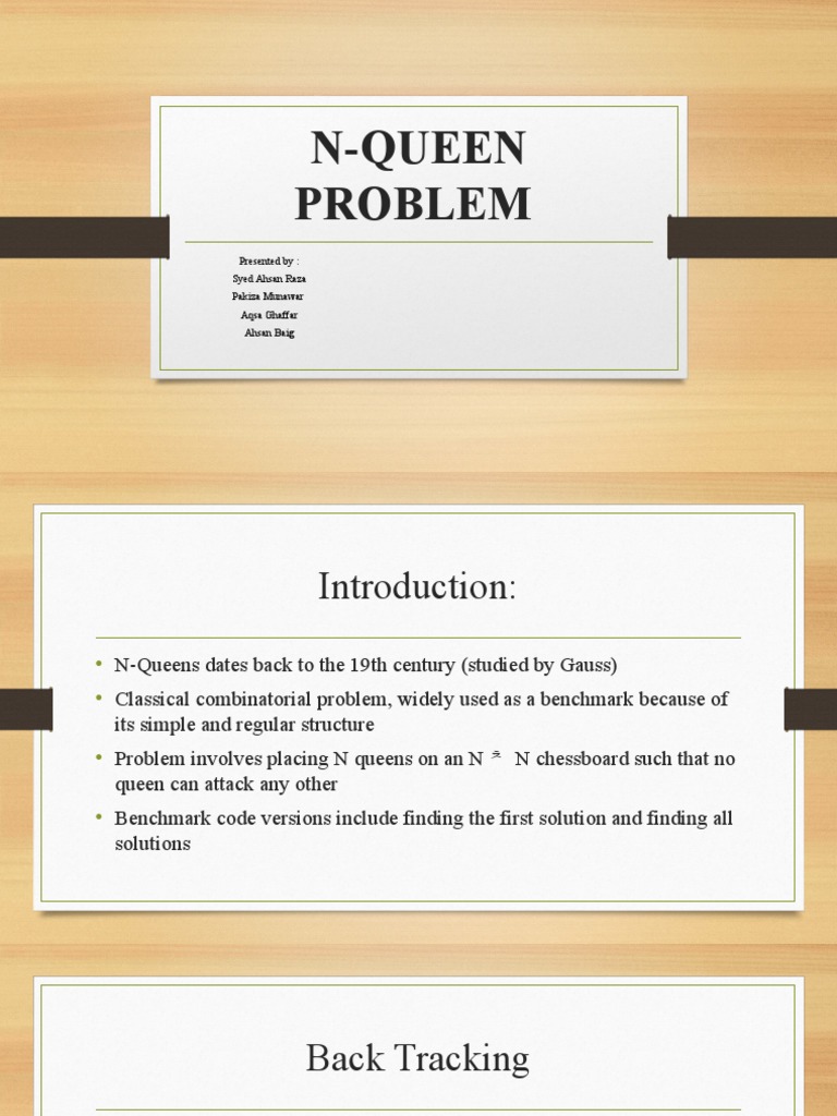 N-Queen Problem | PDF | Mathematical Concepts | Discrete Mathematics