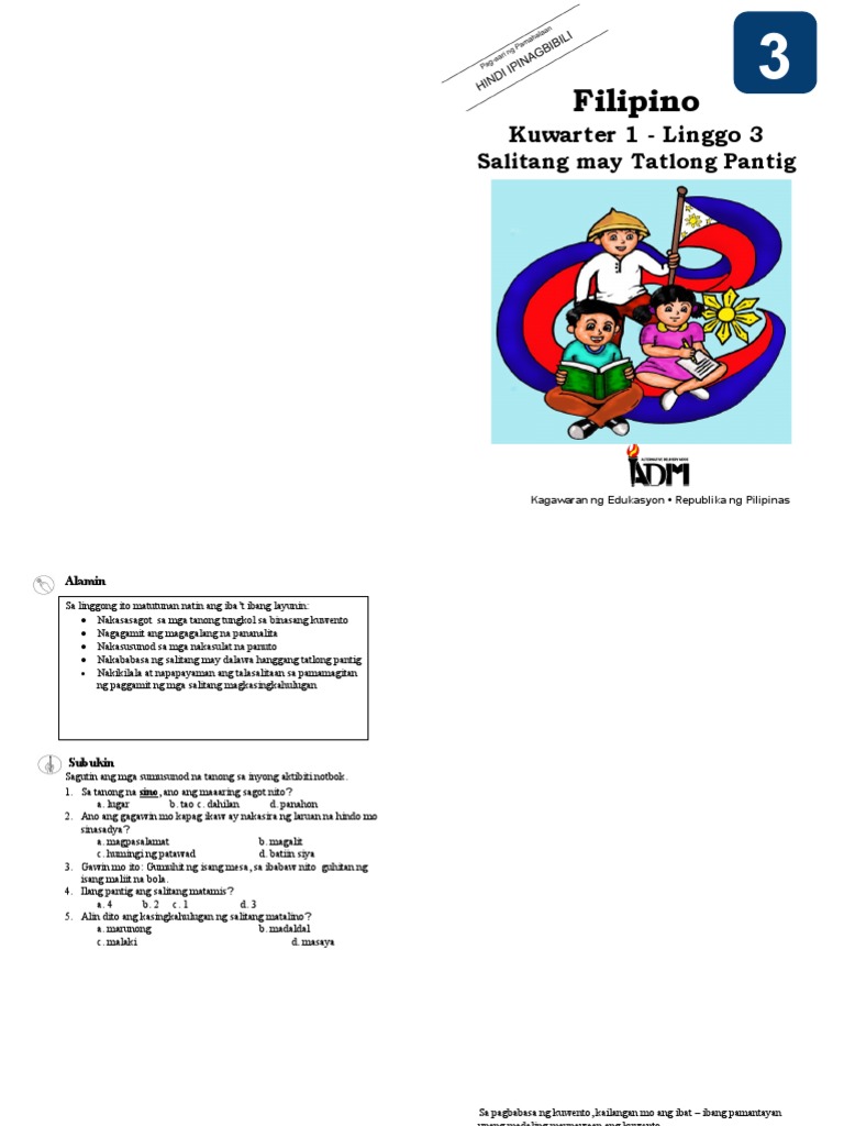 Filipino q1 w3 | PDF