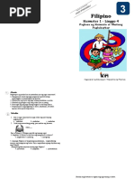 DLL Filipino3 HighFrequencyWords Pabula | PDF