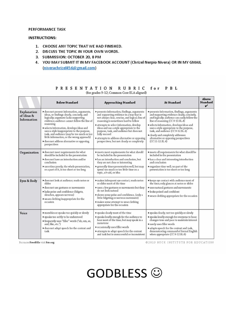 Performance Task G10 Biochem | PDF