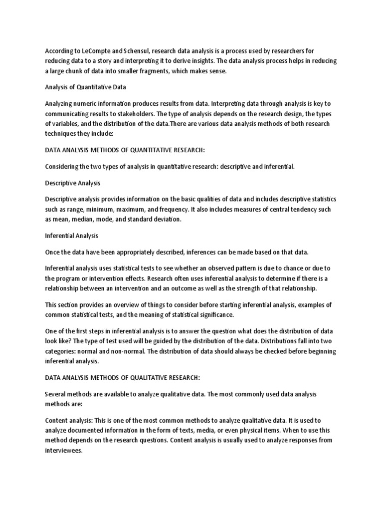 Ade.... Data Analysis Methods | PDF | Qualitative Research | Data Analysis