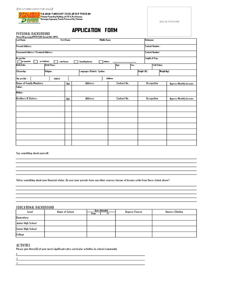 PPS SP Application Form v2020 | PDF | Social Institutions | Social Science