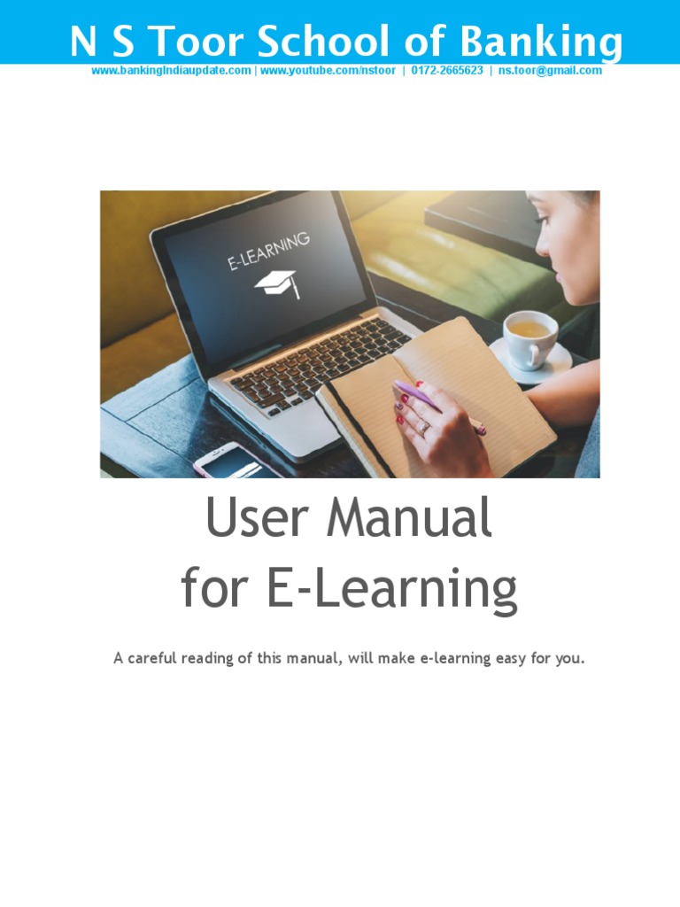 A Careful Reading of This Manual, Will Make E-Learning Easy For You ...