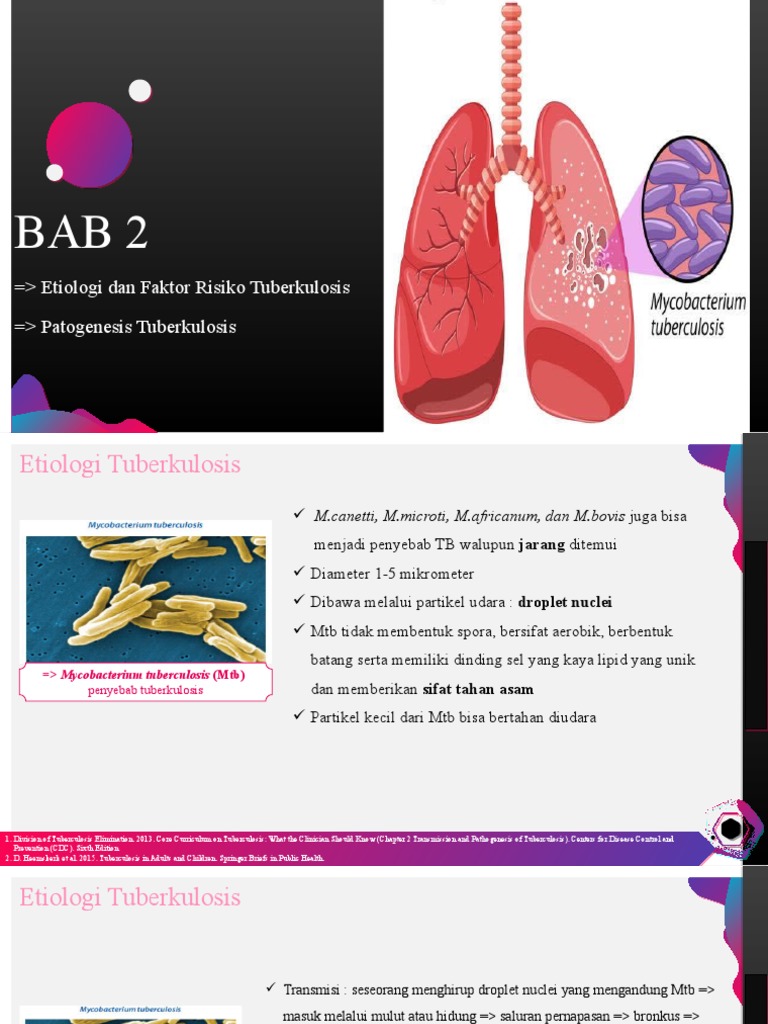Etiologi, Faktor Risiko Dan Patogenesis TB | PDF | Tuberculosis | Health Sciences