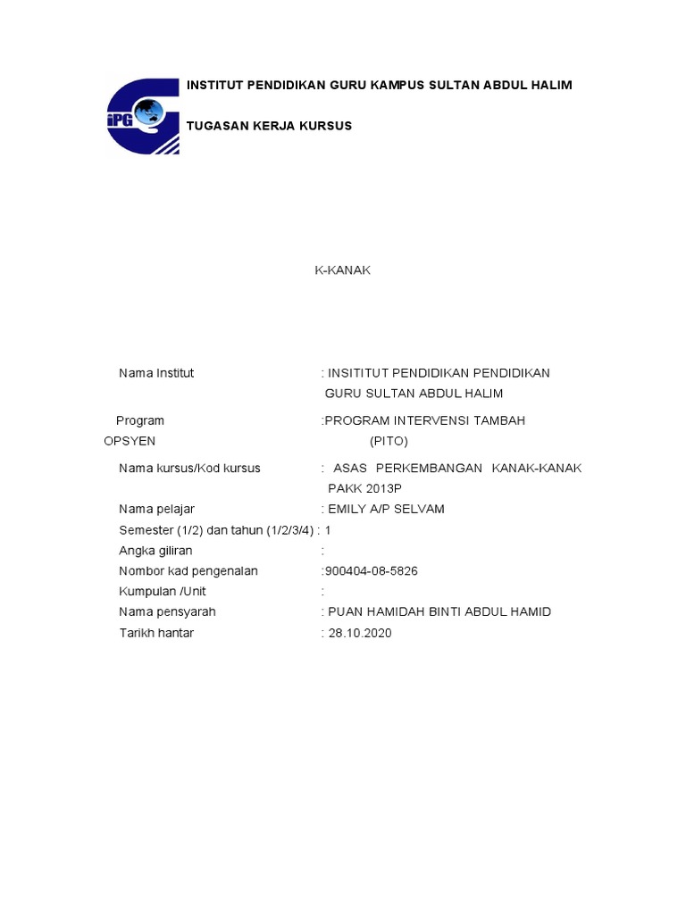 Assignment Pakk 2013 | PDF