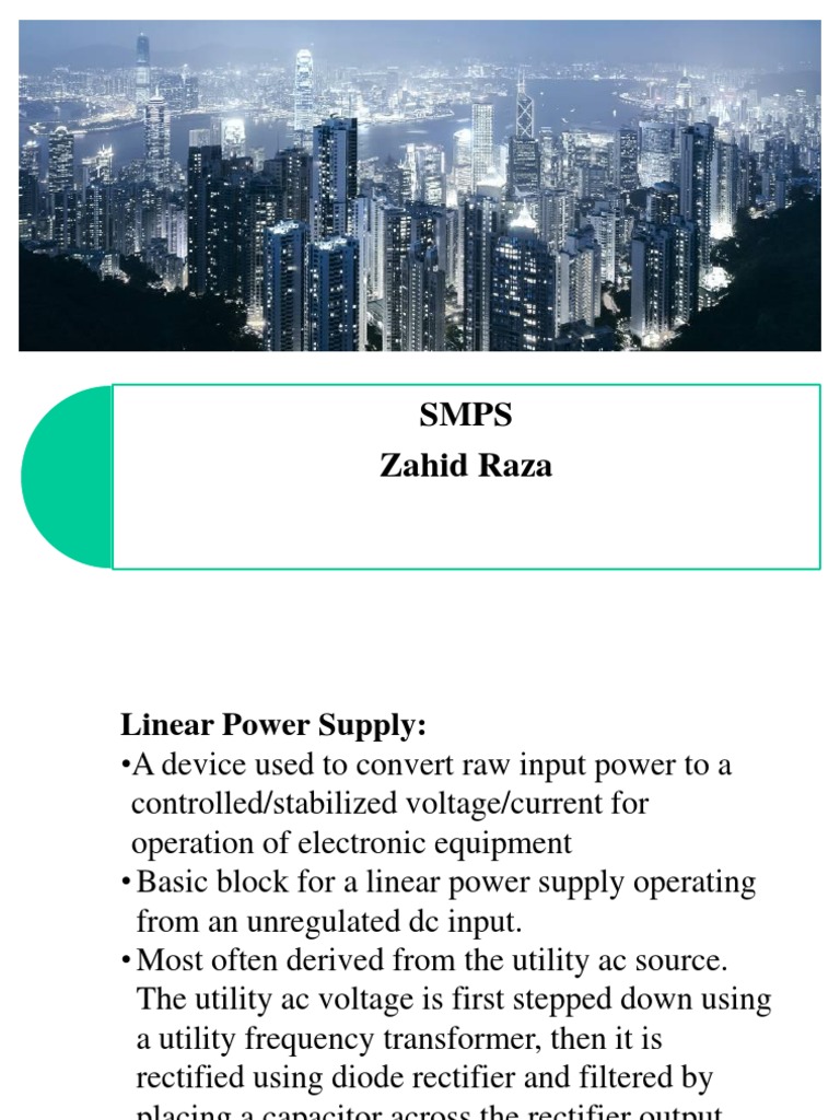 SMPS | PDF | Rectifier | Power Supply