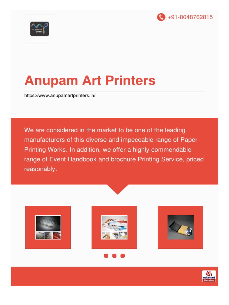 Anupam Art Printers | PDF | Printing | Communication Design