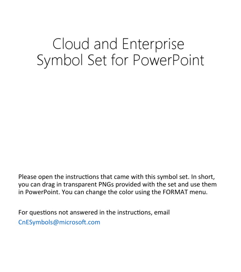 PowerPoint Symbols Guide | PDF