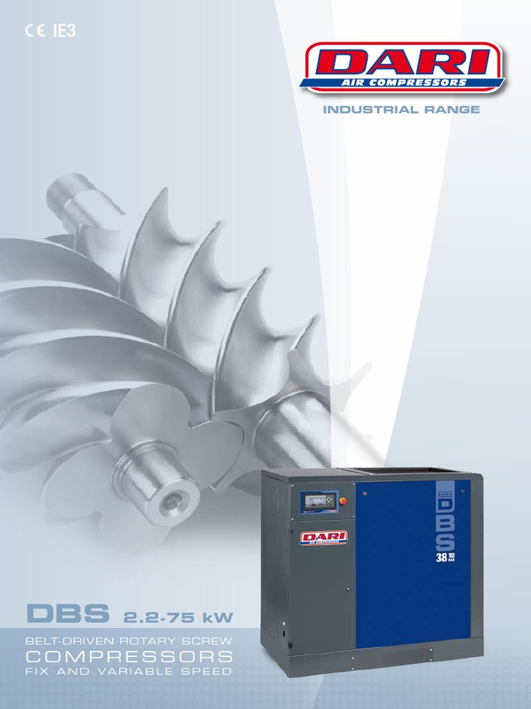 DARI Industrial Rotary Screw Compressors | PDF | Valve | Machines