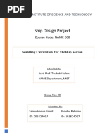 Ship Scantling Calculation Guide | PDF | Naval Architecture | Watercraft