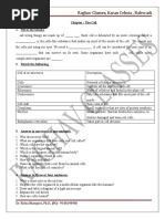 Cell Riddles Answer Key | PDF | Cell (Biology) | Endoplasmic Reticulum