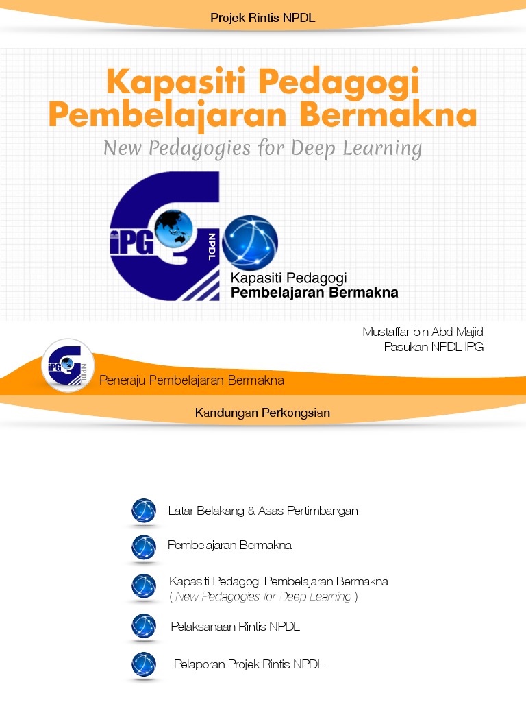 New Pedagogies For Deep Learning (NPDL) | PDF | Teaching | Behaviorism