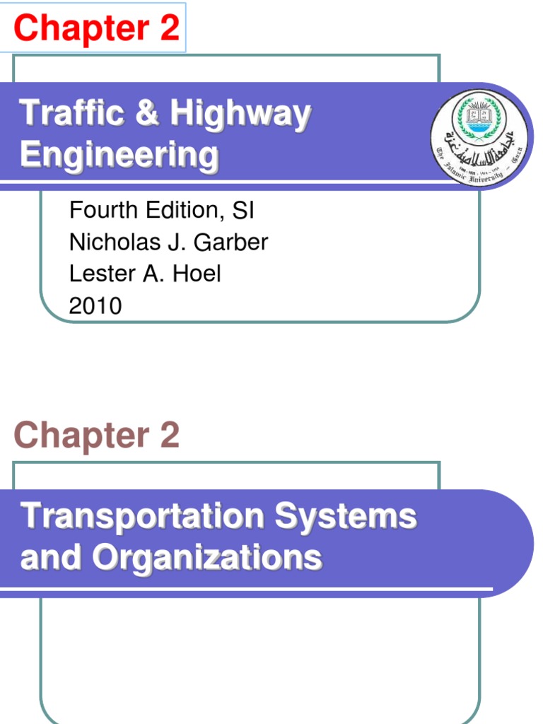 Chap02 - Transportation Systems and Organization | PDF | Highway ...
