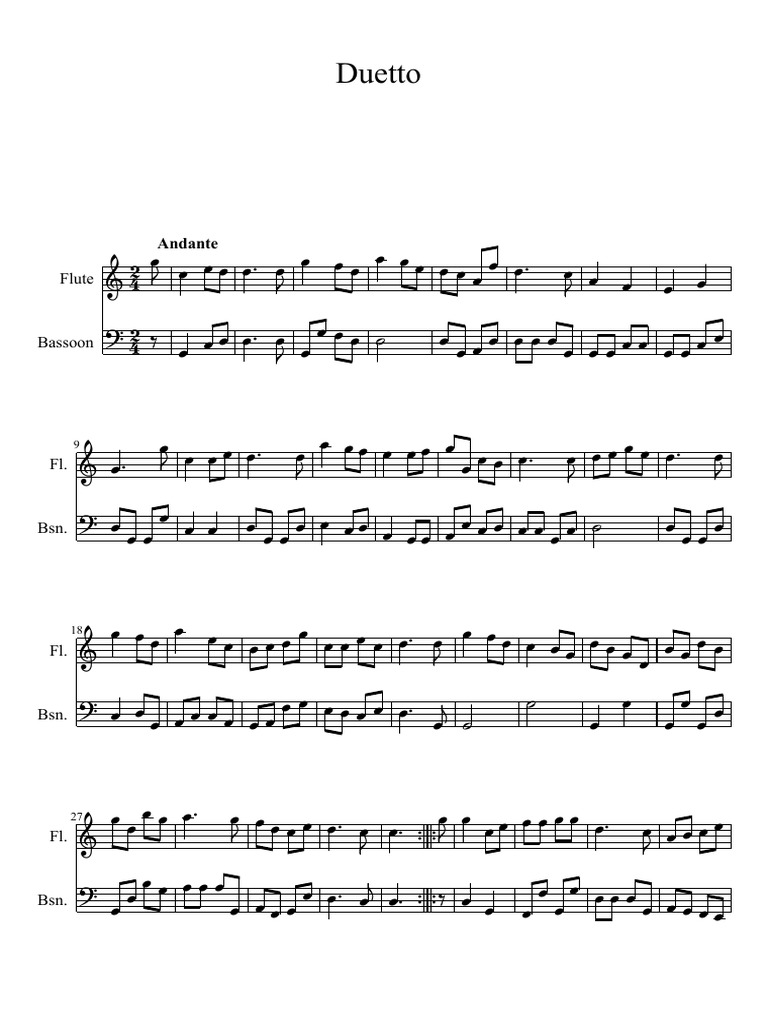 IMSLP230881-PMLP376644-Duetto Fagotto e Flauto PDF | PDF
