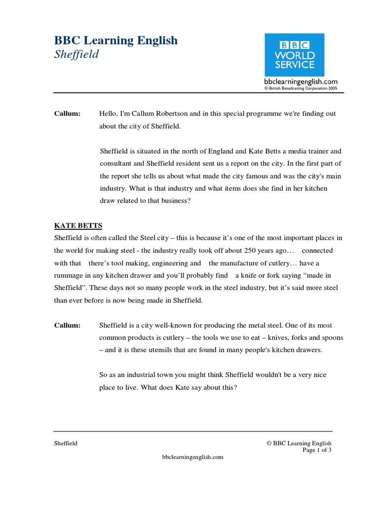 Sheffield PDF | PDF | Cutlery | Tools