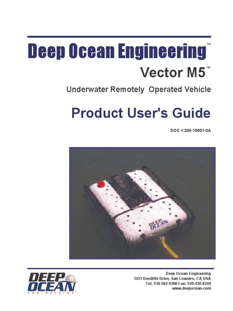 Deep Ocean Engineering: Product User's Guide | PDF | Rocket Engine ...