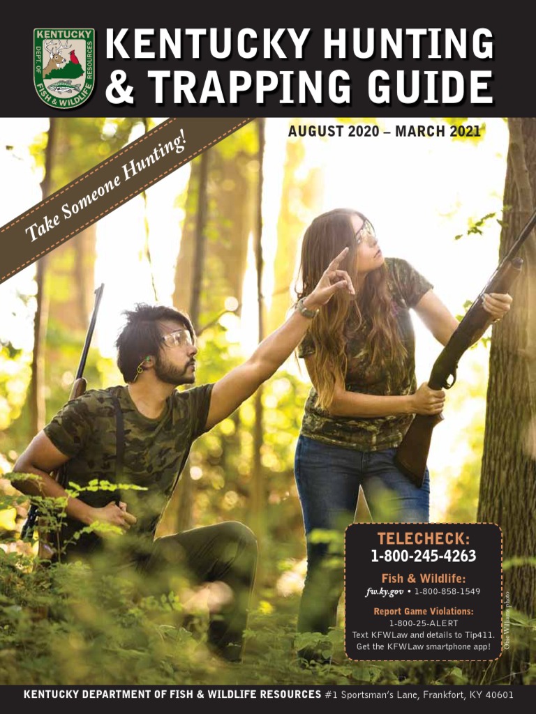 Trapping Guide: Kentucky Hunting | PDF | Hunting | Social Security Number