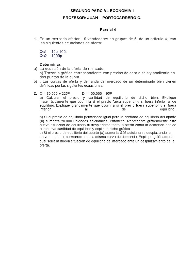 SEGUNDO PARCIAL ECONOMIA I Johana y Natha | PDF SEGUNDO PARCIAL ECONOMIA I Johana y Natha | PDF