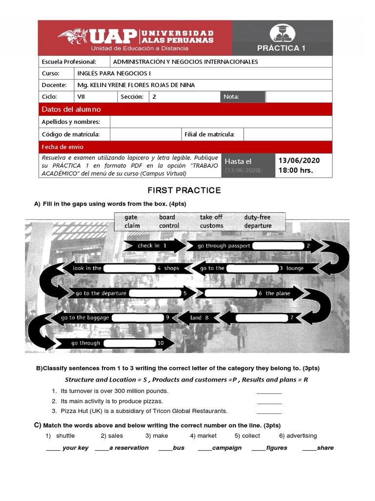 Practica Ingles I | PDF | Wheel | Motor Vehicle