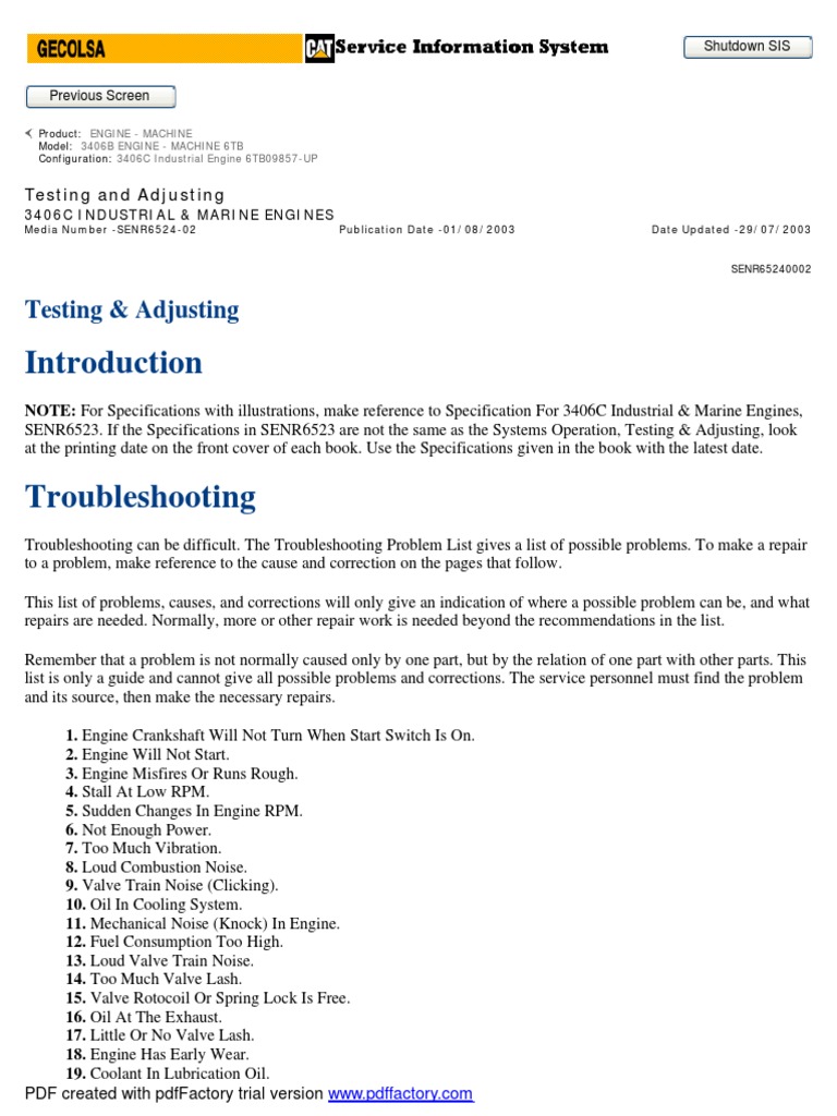 127.0.0.1 8443 Sisweb Sisweb Techdoc Techdoc Print Page - pdf1 | PDF | Rotating Machines ...