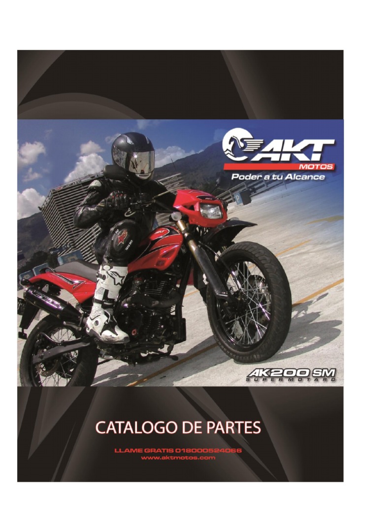 Catálogo de Partes AKT SM 200 | PDF | Embrague | Bienes manufacturados