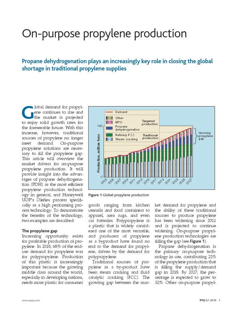 Beneficios Oleflex | PDF | Cracking (Chemistry) | Chemistry