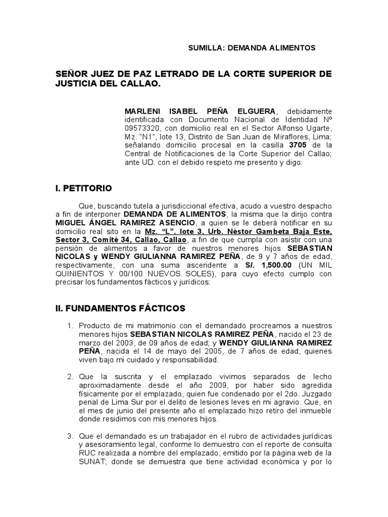 Demanda Alimentos - Marleni | Descargar gratis PDF | Conceptos ...