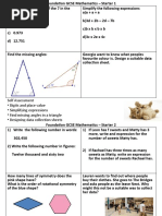 Maths GCSE Higher Syllabus PDF | PDF