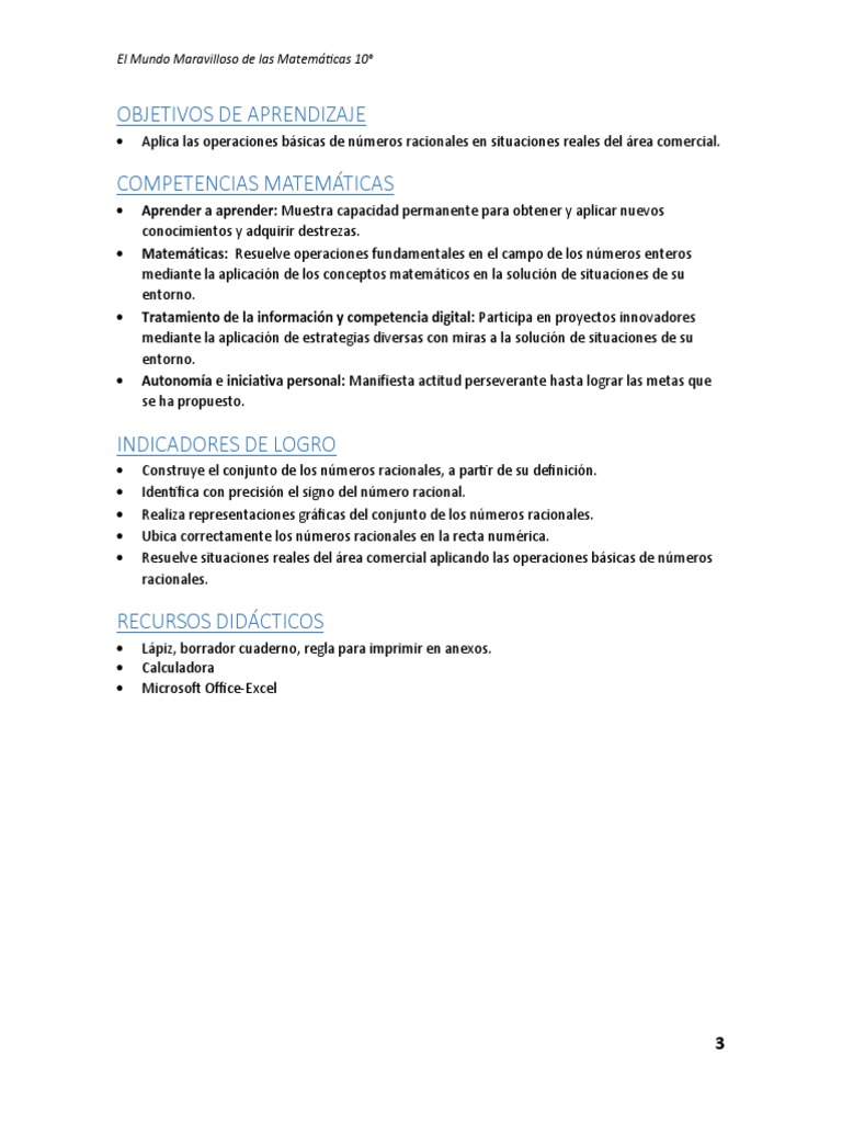 Módulo - Matemática Décimo Grado | PDF | Exponenciación | Números