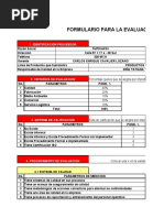 Formato Evalaucion de Proveedores | PDF