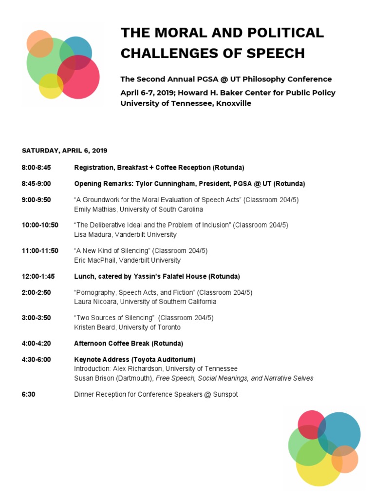 2019 Conference Program | PDF | Philosophical Theories | Social ...