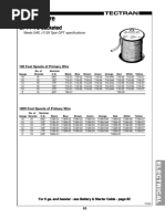 Cable Sizes Chart | PDF