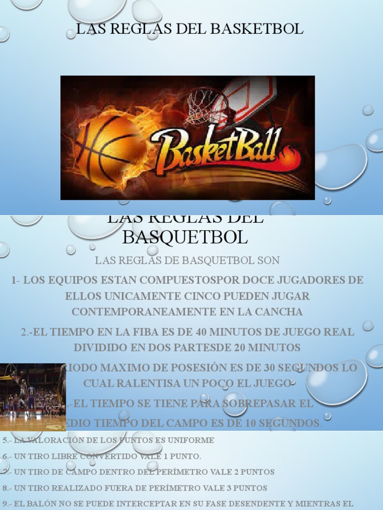 Las Reglas Del Basketbol | PDF | Deportes | Deportes de equipo