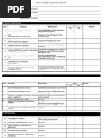 Fire Drill Checklist | PDF | Emergency Evacuation | Safety