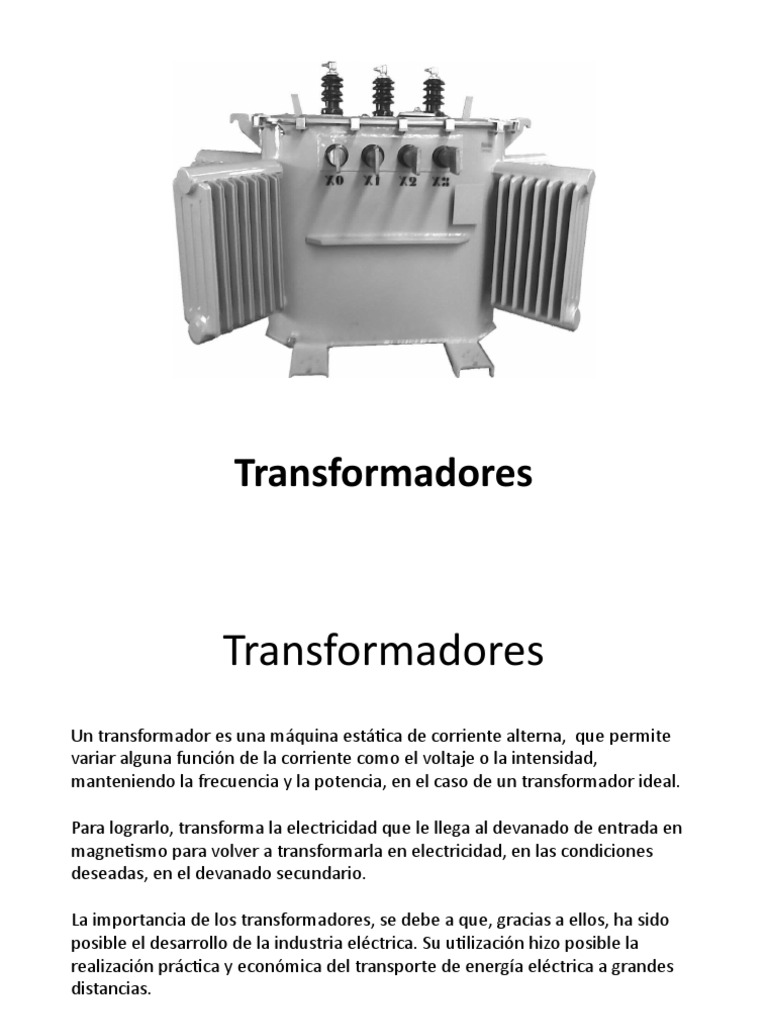 Transformadores | PDF | Transformador | Inductor