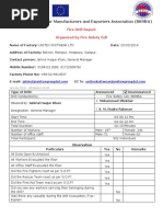 Mock Drill Report Format | PDF | Prevention | Safety