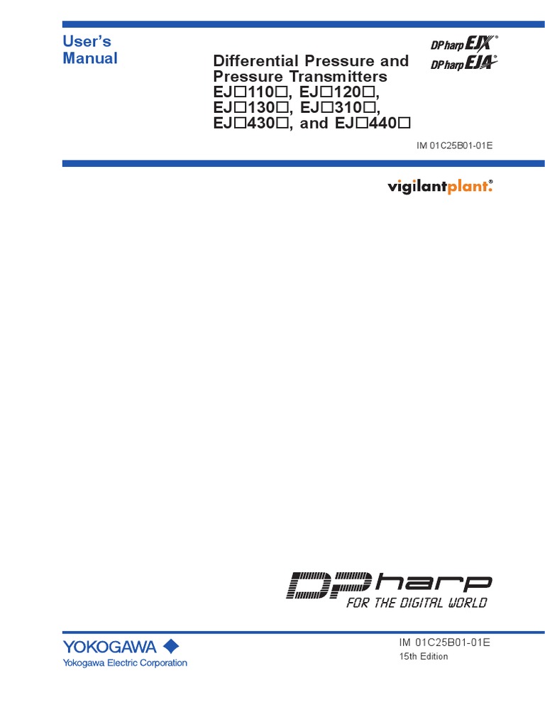 EJA110E Yokogawa | PDF | Insulator (Electricity) | Electrical Wiring