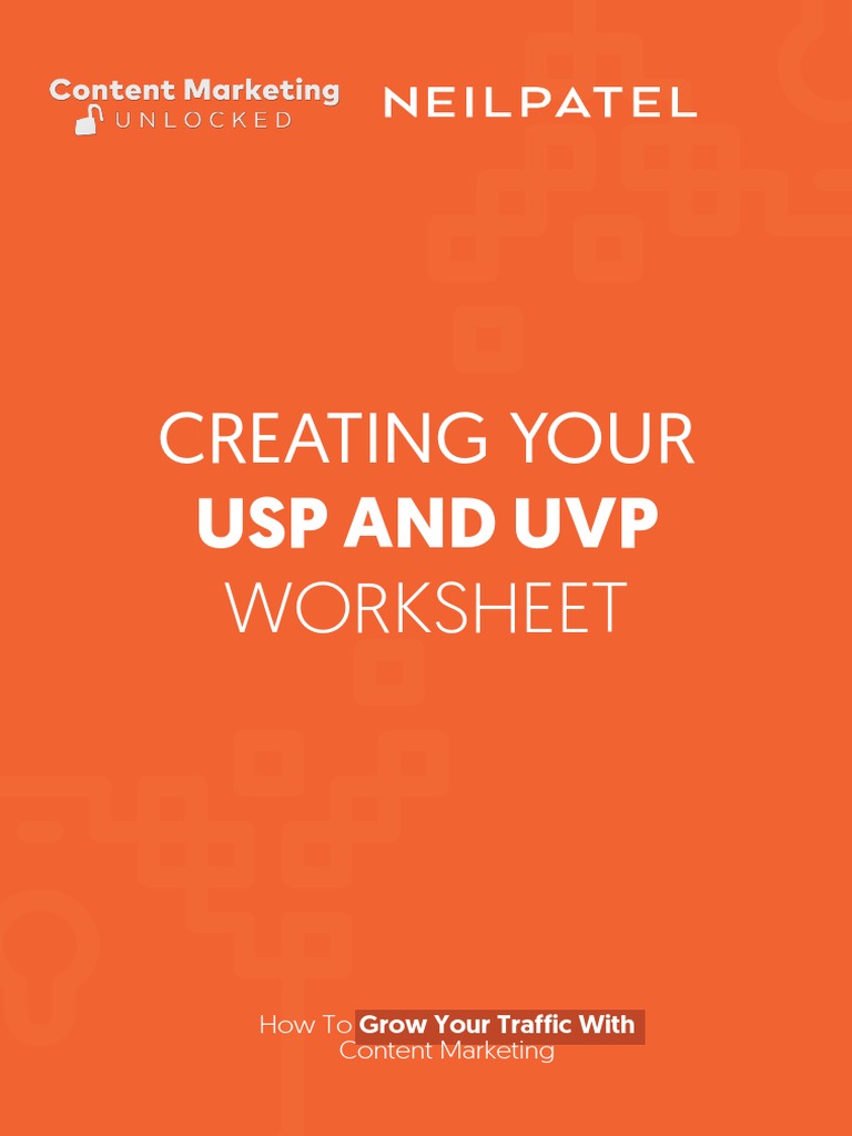 Creating Your Worksheet: Usp and Uvp | PDF | Brand | Reason