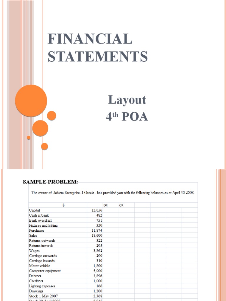 Financial Statements | PDF