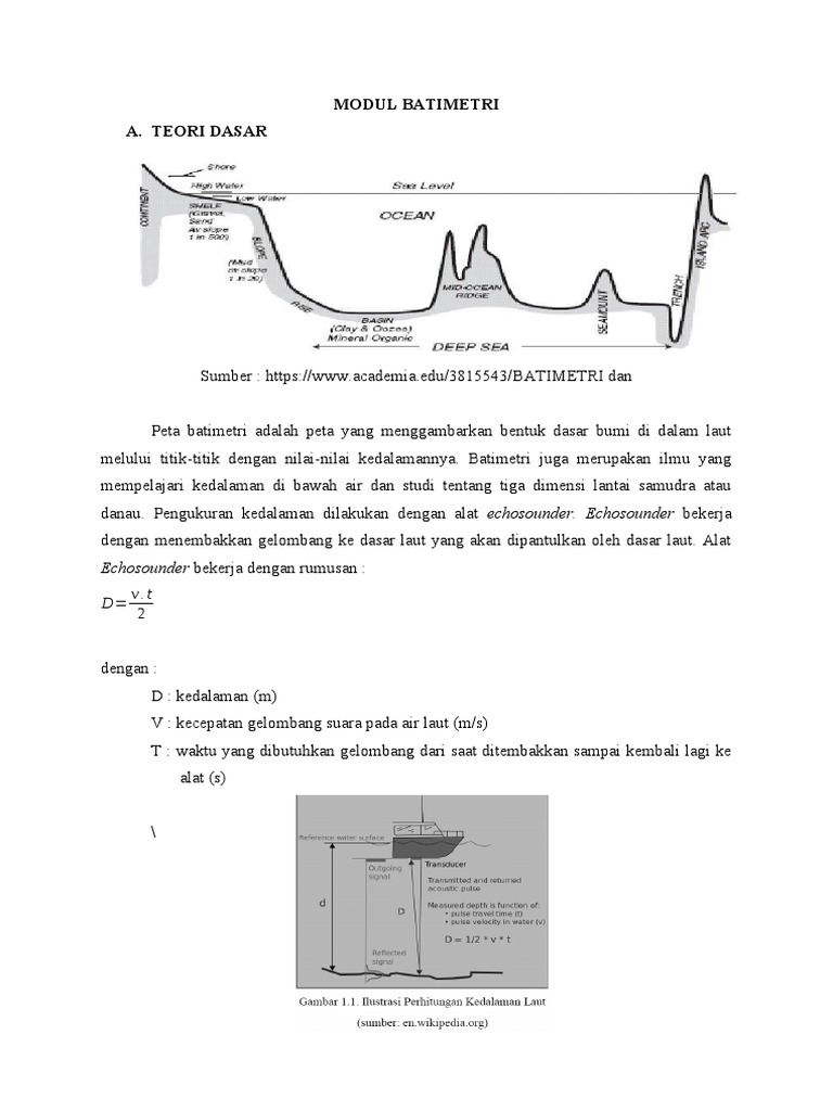 Modul Batimetri | PDF