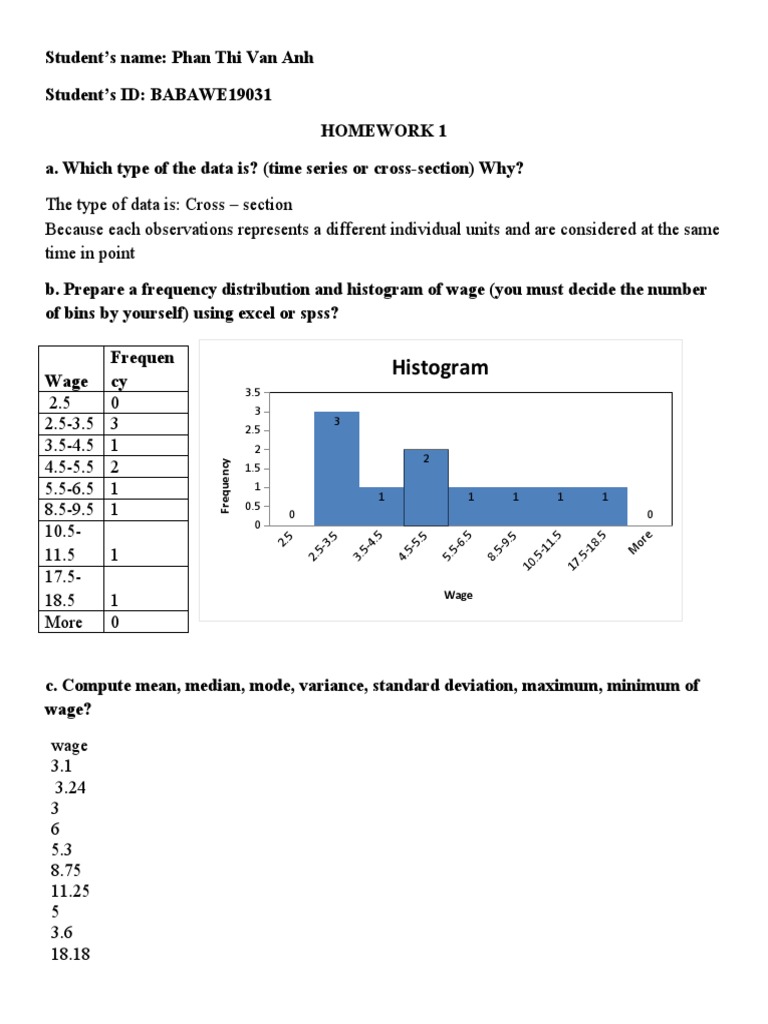 Homework 1 - Stat | PDF | Percentile | Quartile
