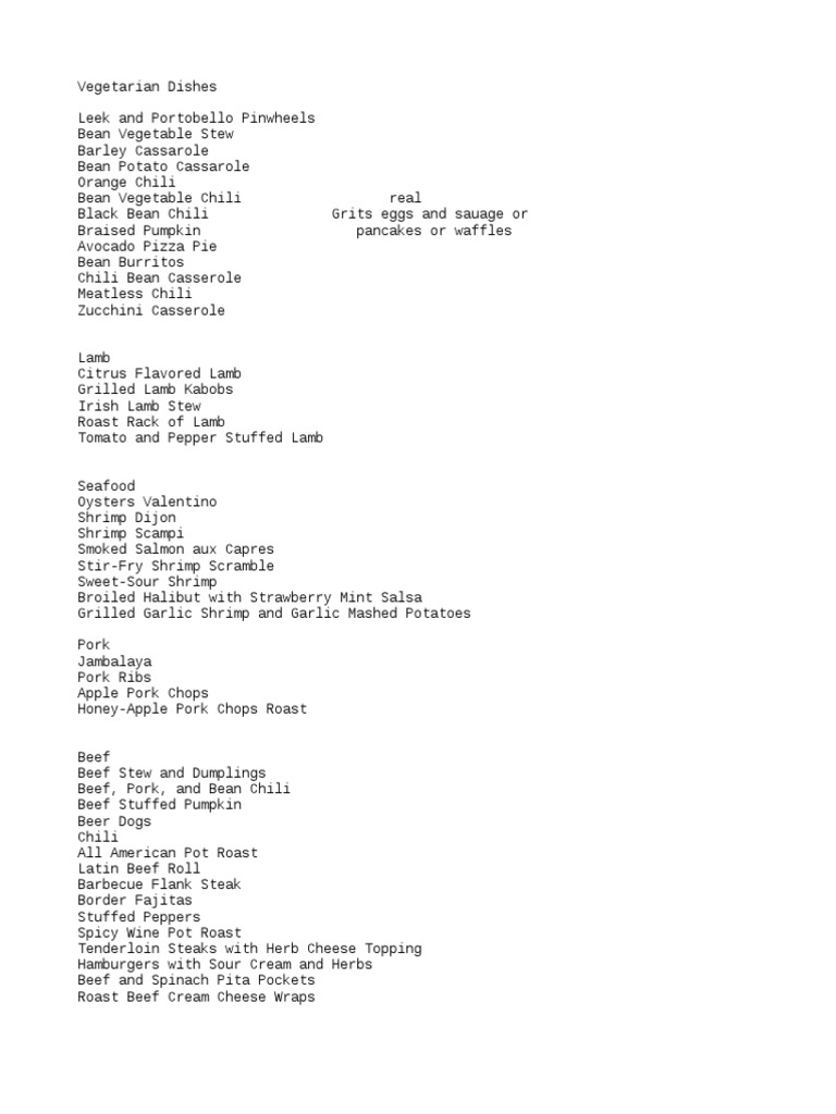 Types of Food-1 | PDF | Roasting | Martini (Cocktail)