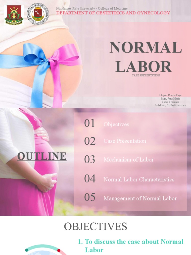 Normal Labor: Department of Obstetrics and Gynecology | PDF ...