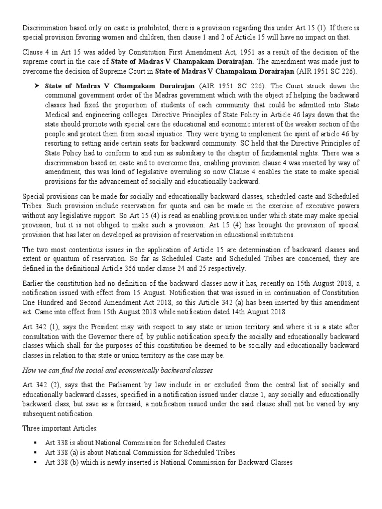 How We Can Find The Social and Economically Backward Classes | Download ...