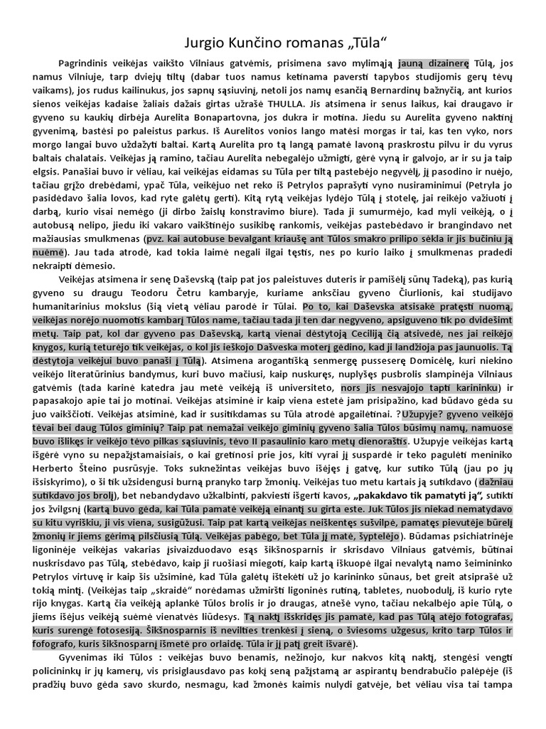 J Kuncinas-Tula | PDF