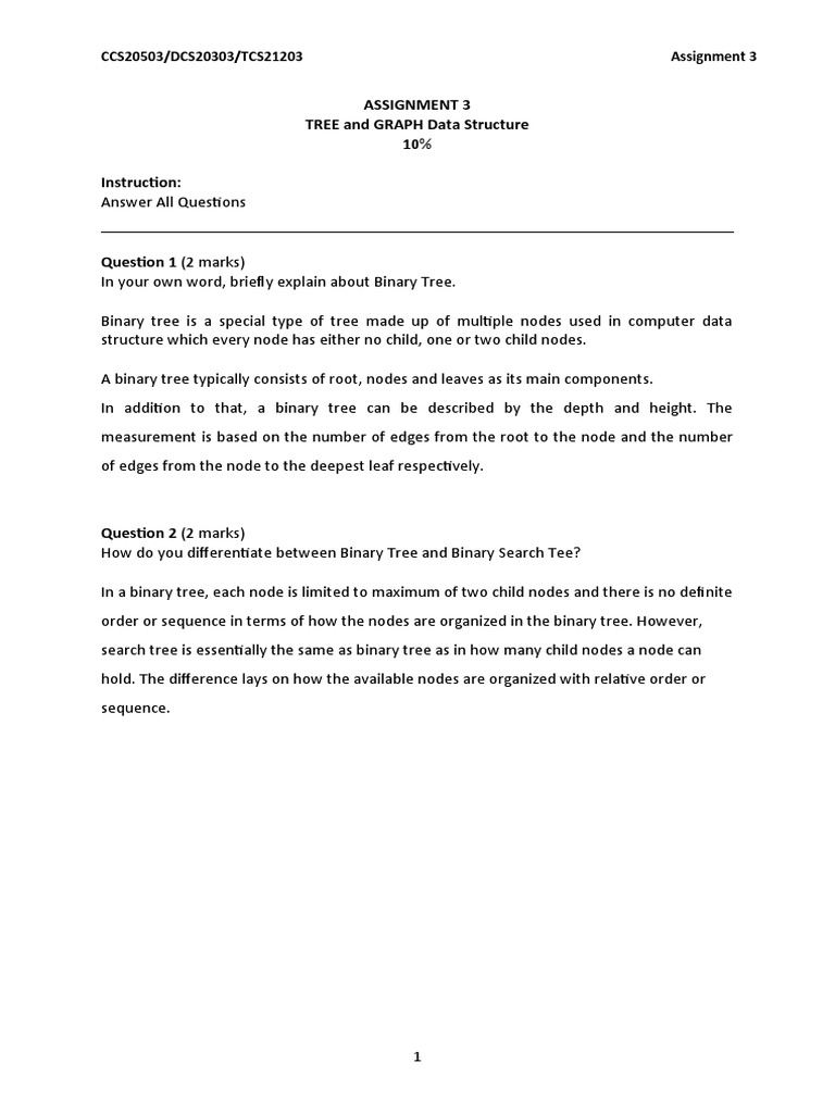 Assignment 3 DSA | PDF | Vertex (Graph Theory) | Applied Mathematics