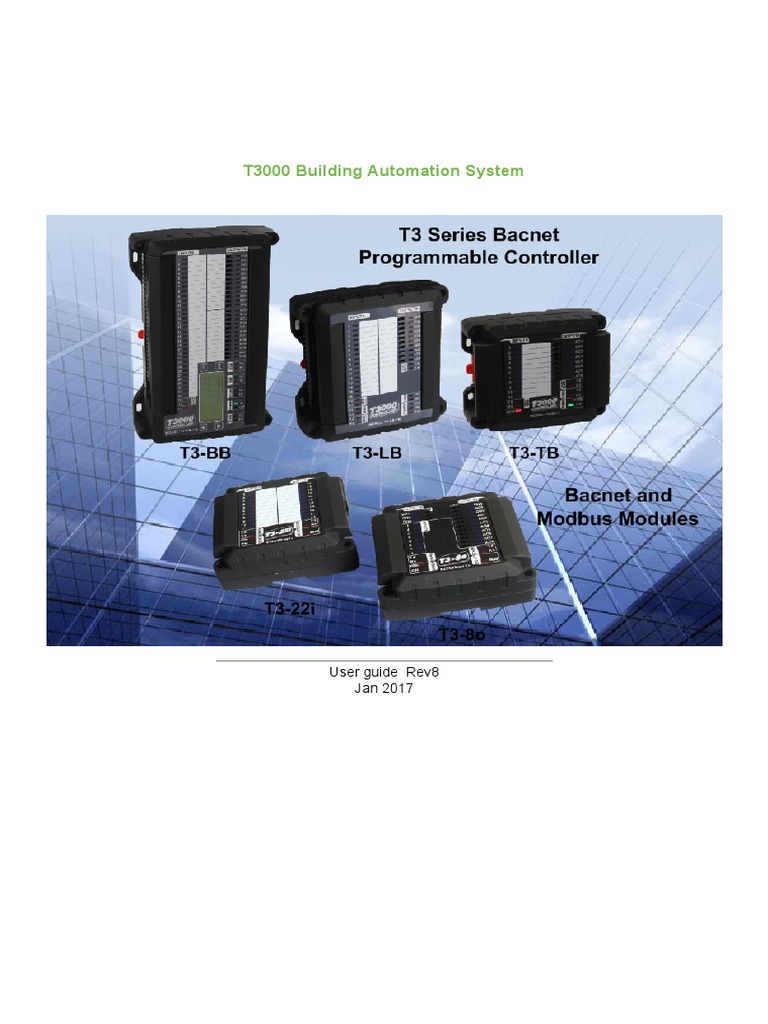 T3000 Building Automation System: User Guide Rev8 Jan 2017 | PDF | Computer Keyboard | Computer ...