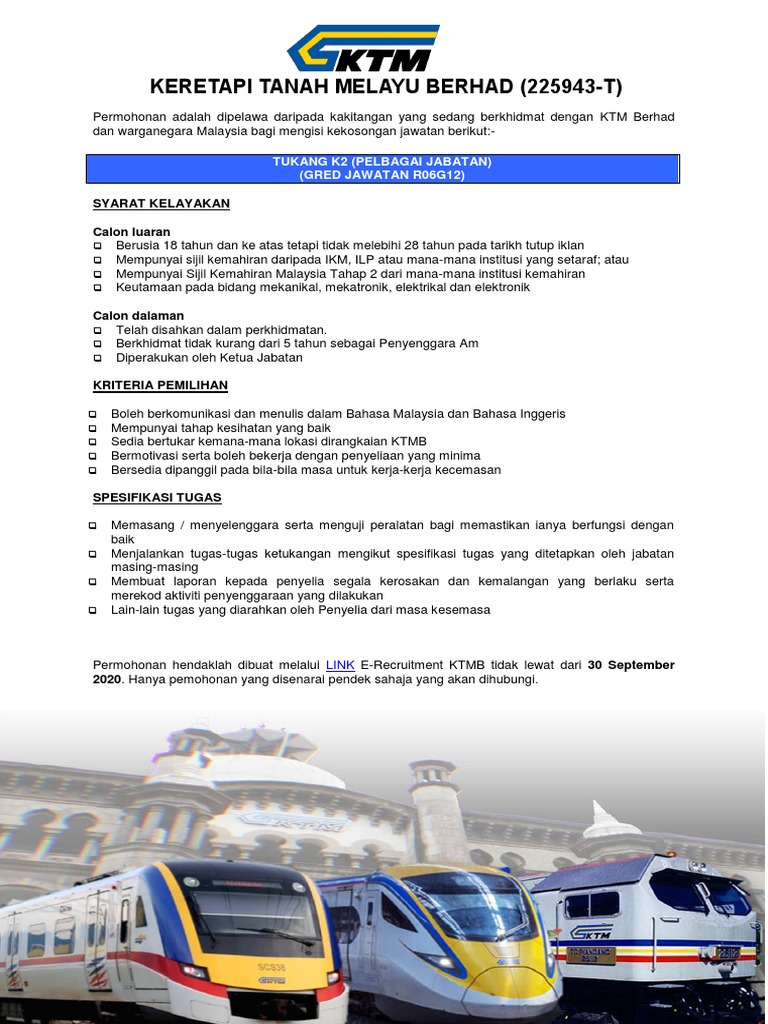 Iklan Tukang K2 Various Department (R06G12) PDF | PDF