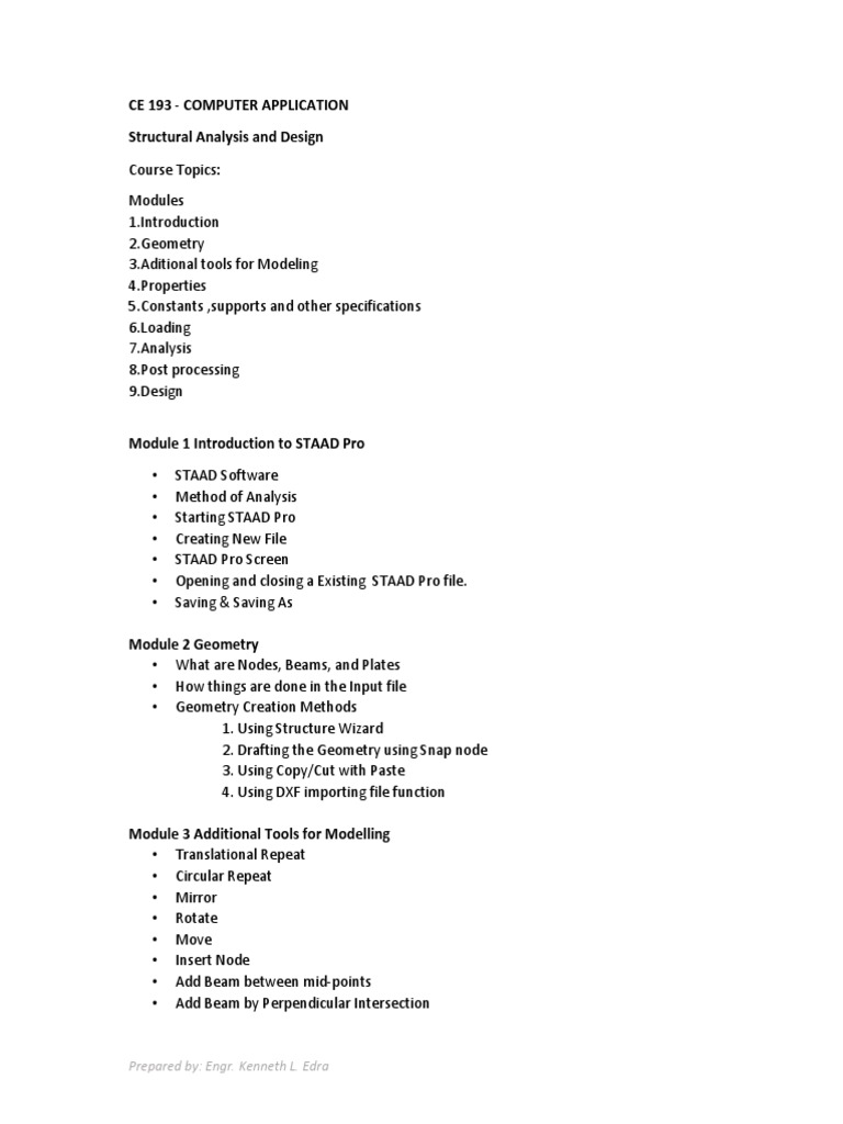CE 193 Lecture Module 1 - Part 1 | PDF | Graphical User Interfaces ...